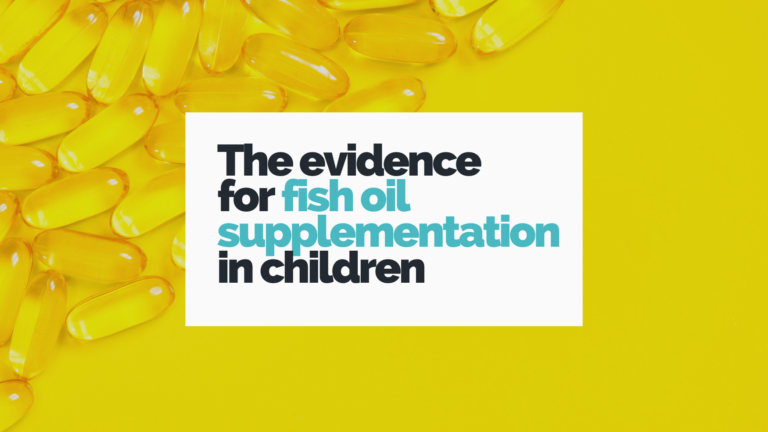 The evidence for fish oil supplementation in children - Naturopathic ...