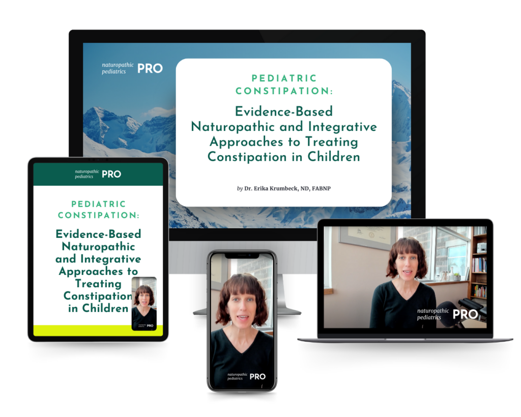 Pediatric Constipation: Evidence-based Naturopathic and Integrative ...